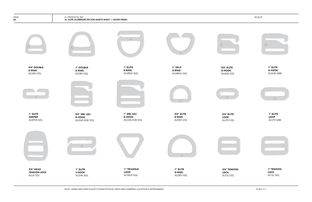 A+ Elite Aluminum Sample Kit — Vector Assets Download (Digital Downloa ...
