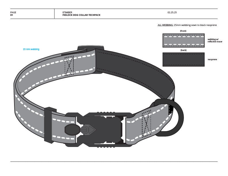 FIDLOCK V-BUCKLE 25 Dog Collar Tech Pack — Vector Assets Download ...