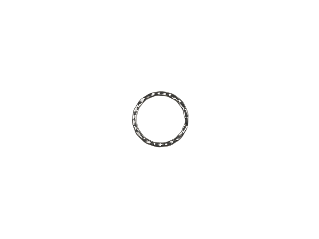 25 mm Split Rippled Key Ring