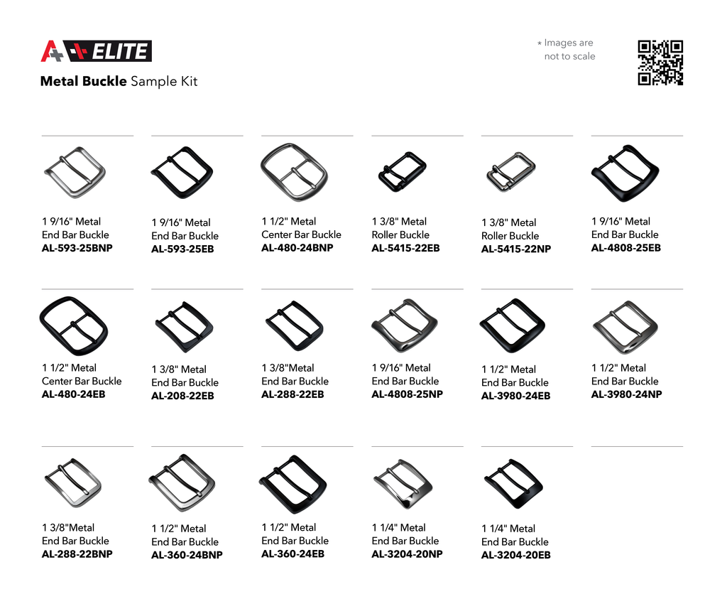 A+ Elite Metal Buckle Sample Kit • A+ Products, Inc.