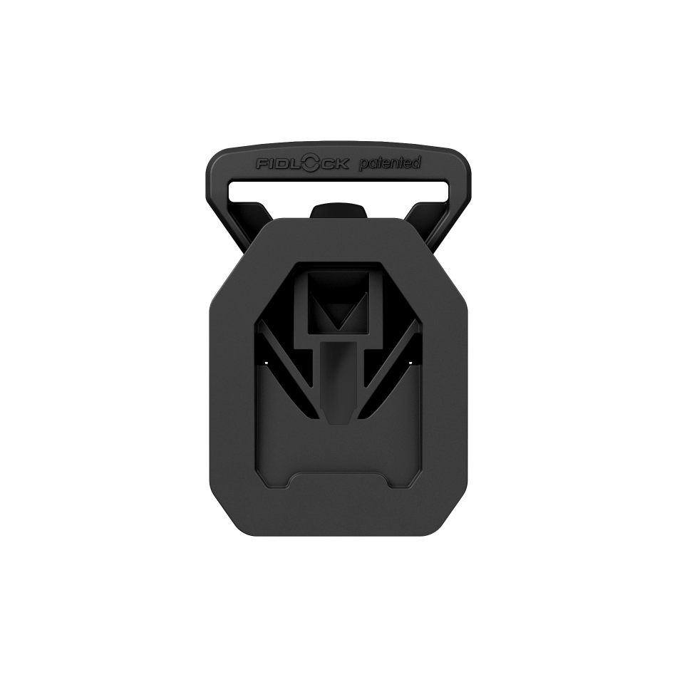 V-BUCKLE Sewable 40 SB Black Flap With Pull Tab • A+ Products, Inc.